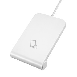 マイナカードや医師資格証などのカードに対応!カードホルダー付き非接触型ICカードリーダライターUSB接続型の非接触ICカードリーダライターです。確定申告(e-Tax、eLTAX)やマイナンバーカードを利用した各種行政手続きにご活用いただけま...