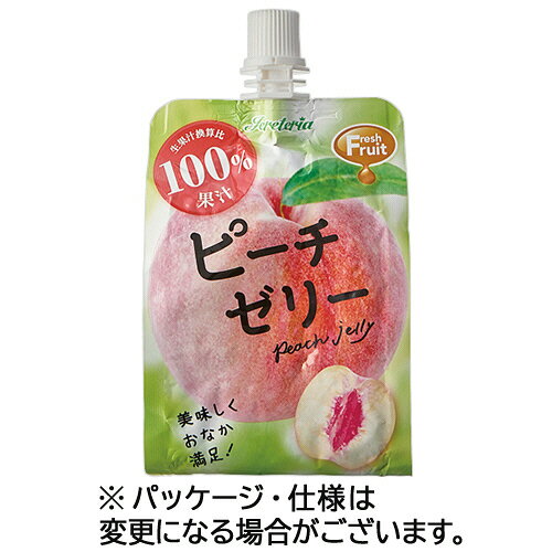 フルーツ感あふれるゼリー飲料。089556。食品・飲料 ＞ 清涼飲料・ドリンク ＞ ゼリー飲料 ＞ その他ゼリー飲料。●濃縮還元果汁100％使用。ピーチゼリー、6個セットです。