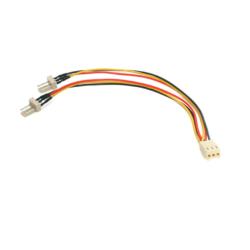 2つの3ピン(TX3)ファンを単一電源に接続【スターテック.com】【 安心メーカー無期限保証 】1x Molexファン3ピンTX3メスコネクタ 2x Molexファン3ピンTX3オスコネクタ 15cmのケーブル長 PC/Macコンピュータ...