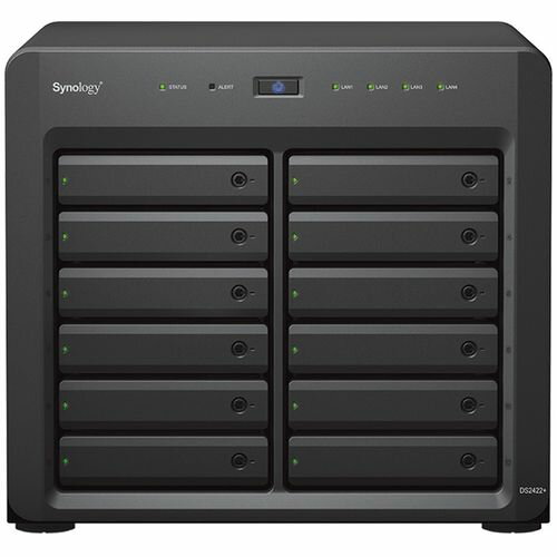 Synology12ベイのSynology DiskStation DS2422+は、マルチユーザー環境で大容量ストレージ、ファイル共有、データ保護を必要とする中小企業にとって有効な選択です。強力なストレージ管理、ファイル同期、監視、バック...