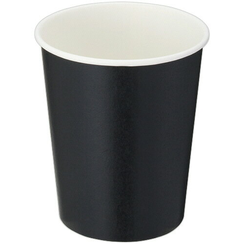 存在感を演出するシック＆クールな黒カップ。C2080BKFS。衣料・生活用品 ＞ 飲食用品 ＞ 簡易食器 ＞ 紙コップ。●205mL（7オンス）の紙コップです。80個入。