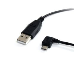 ケーブルが邪魔にならないL型コネクタでMicro USBモバイルデバイスを充電・同期【スターテック.com】【 安心メーカー無期限保証 】1 x USB A オスコネクタ 1 x 左向きL型USB Micro-Bオスコネクタ 最大480 M...