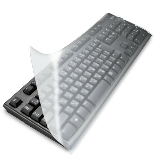 新発想のキーボードカバー　ピタッとシート SUPER　・・・　粘着テープ不要＆フリーカットで、どんなキーボードにも対応!!新発想のキーボードカバー　ピタッとシート SUPER　・・・　粘着テープ不要＆フリーカットで、どんなキーボードにも対応...