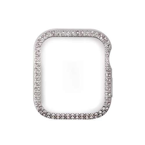 上品なラインストーンでApple Watchがラグジュアリーウォッチに! 付け替え簡単・衝撃に強いポリカーボネート素材の保護ケース。WEARPLANET(ウェアプラネット)のラインストーンハードケース「de luxe」は、Apple Wat...