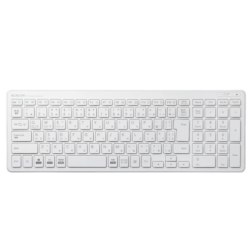 一枚板のように美しい最薄部6.5mmの薄型設計!接続方式：Bluetooth(R)無線方式 対応機種：Bluetooth(R)HIDプロファイルに対応したPC、タブレット、スマートフォン 対応OS：Windows 11、Windows 10...