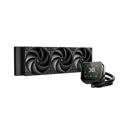 最新第6世代ポンプ採用・3.4インチ高精細LCD搭載フラグシップ360mm水冷CPUクーラー・フラグシップ水冷CPUクーラー「SPARTACUS」・3.4インチIPSディスプレイ(最大輝度：750nits、解像度：480×480、色の深さ：...