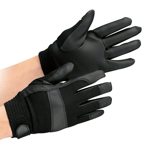 伸縮性に優れ、ソフトなグリップ感で長時間の作業でも手が疲れにくい手袋。梱包・工具・作業用品 ＞ 安全用品 ＞ 保護具 ＞ 手袋・軍手。●すべり止め効果もあり、細かな作業にも好適な合成皮革手袋。厚手タイプ・Sサイズです。●通気性・透湿性に優れ...