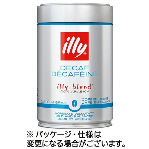 【レギュラー】アラビカ種100％を使用したコーヒー豆。食品・飲料 ＞ コーヒー ＞ レギュラーコーヒー ＞ 豆タイプ。●イリーブレンドをデカフェ加工し、ミディアムローストと同じ焙煎をしています。250g缶です。●デカフェでありながら芳醇なア...