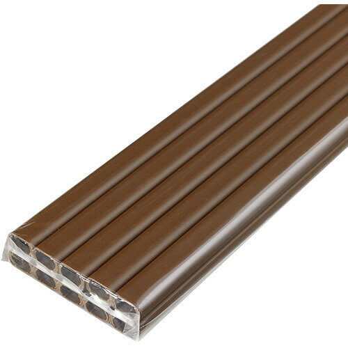 壁面に配線したケーブルを保護し、すっきり収納。パソコン・パソコン周辺機器 ＞ ネットワーク・通信機器 ＞ LANケーブル・通信アクセサリー ＞ LANケーブル／コネクタ。●ブラウンの1号規格のモール、10本パックです。●底面に両面テープが付...