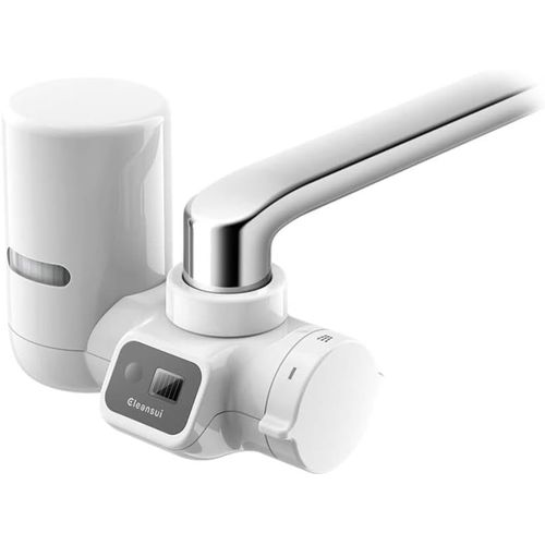 クリンスイ 浄水器 蛇口 直結型 MONOシリーズ 液晶機能付き カートリッジ1個付き MD211-WT PFOS/PFOA 有機フッ素化合物 除去タイマー液晶と節水シャワーで、ちゃんとキレイに、経済的に。【交換時期がわかる液晶付き】2週間...