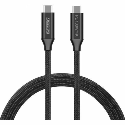 100W 電力伝送が可能で、かつ 4K 映像の伝送も対応しております。[入力端子]Type-C (オス) ⇔ Type-C (オス) [データ転送速度]10Gbps (4K映像通信対応) / DP Alt Mode (オルタネートモード) ...