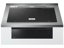 スペック情報 設置タイプ&nbsp;ビルトインヒーター3 口ロースター両面火力左：3.2kW 右：3.2kW 中央：1.6kWグリル火力上：1.4kW 下：1.2kW火力調整左右IH：9段階 中央IH：7段階電源200 V電気容量30 A消...