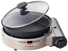 スペック情報 最高出力2.3kW(2000kcal/h)連続燃焼時間約107分(気温20～25℃のとき、強火連続燃焼にてカセットボンベ1本を使い切るまでの実測値)着脱方式マグネット式ホットプレート○幅x高さx奥行387x202x318 mm...