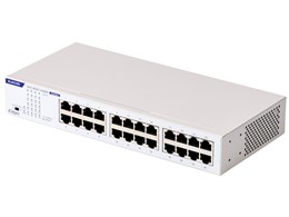 製品概要Giga(1000BASE-T)対応、電源内蔵のメタル筐体24ポートスイッチングハブ。 静音性を重視する家庭やオフィスでの使用に最適です。 放熱性に優れたメタルケース採用に加え、「動作時環境温度50℃」を実現し、高温になりやすい環境...