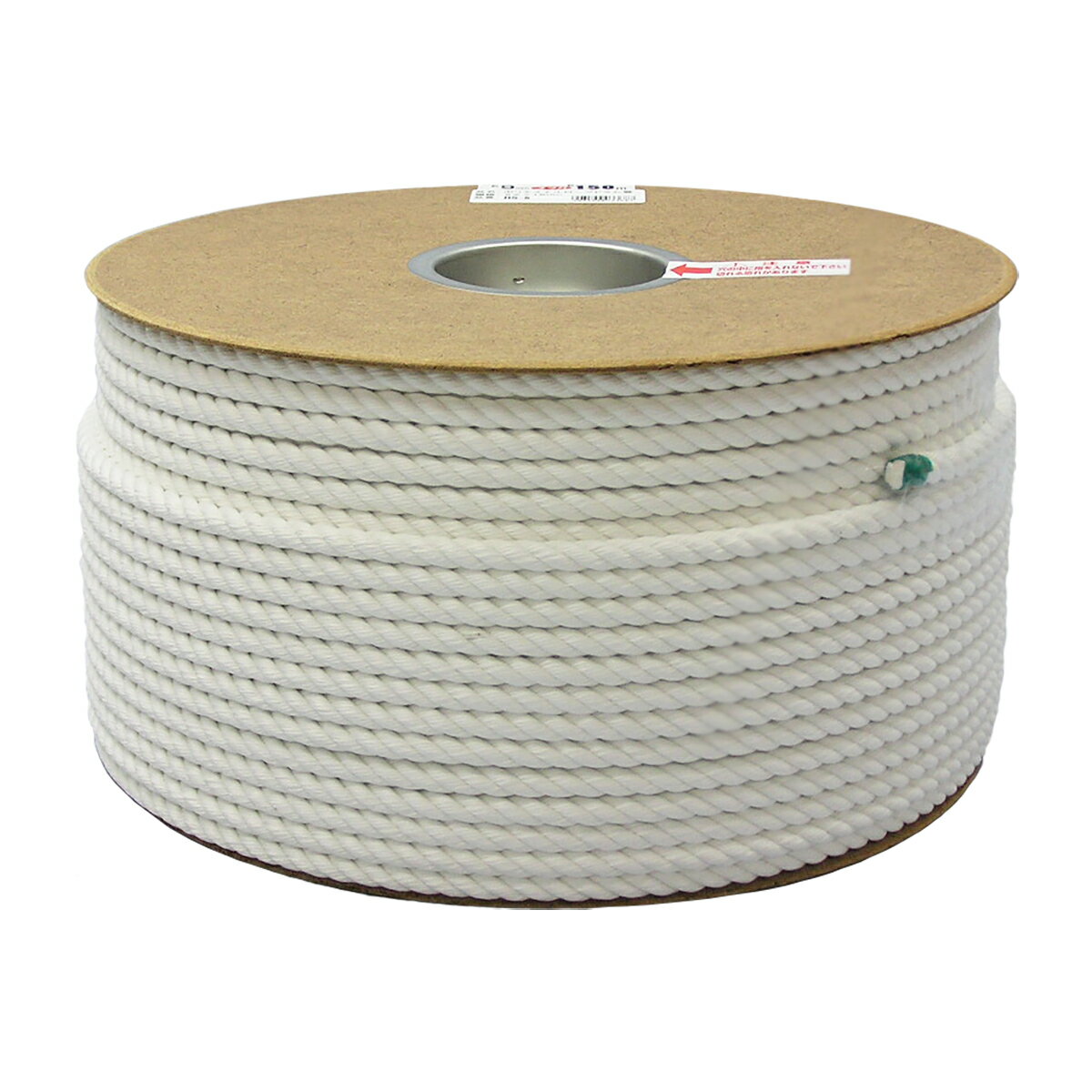 細手から太手までドラムに巻き取ったタイプ必要な長さにカットして使用品番：RS-5規格：9mm×150m先端加工：テープ止め検索ワード：DIY ユタカメイク ロープ 荷造り紐 カラーロープ 梱包紐 紐 ポリエステルロープ 多用途