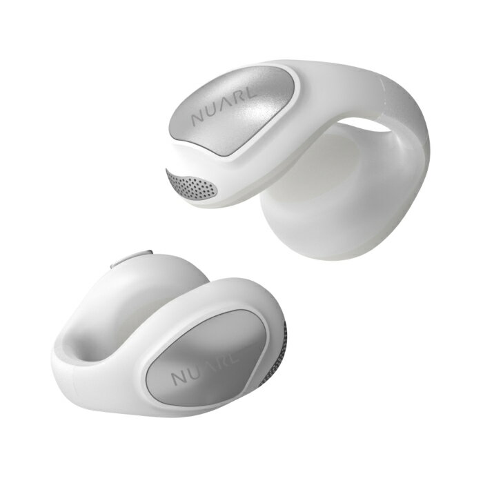 ライブ翻訳対応の耳を塞がないワイヤレスイヤホンNUARL　νClip Standard Edition Open Wireless Earbuds▼ オープンタイプに最適化された構造独自形状のマイクロサウンドスリットが音漏れを減少させる効果...