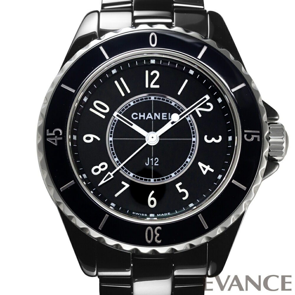 88％小傷程度 ■ブランド CHANEL シャネル ■商品名 J12 ■型番 H5695 ■素材 ブラックセラミック＆ステンレス ■サイズ レディース（直径33mm） ■動力 クォーツ ■ダイアル ブラック ■インデックス アラビア ■ベゼ...