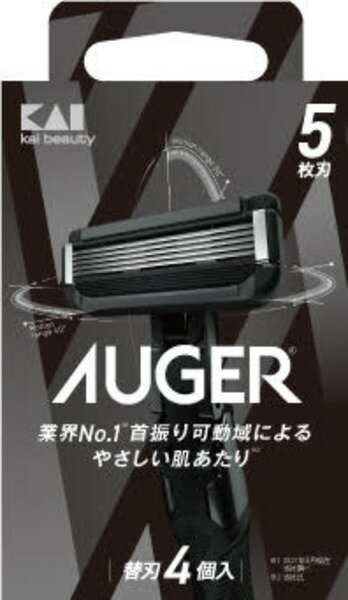 商品詳細切れ味鋭く、美しく。刃物のスペシャリスト貝印が日本の男性に捧げる既成概念を穿つグルーミングツール「AUGER（オーガー）」から替刃交換式カミソリ。販売元貝印株式会社問合先貝印株式会社0120−016−411原産国日本商品区分化粧品広...