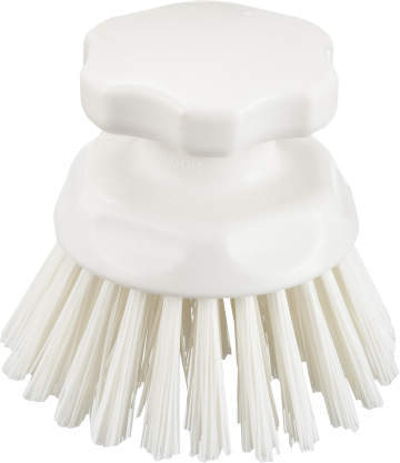 【画像はイメージです】【納期について】発送日が配送予定を超える場合は、別途メールや問合せフォームにてご相談いたします。★数量・大口割引も受付中！お問い合わせください。 ■HGハンドブラシ丸型 φ100×90 ホワイトの特長 毛が抜けにくいH...