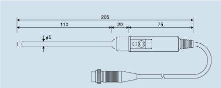 【画像はイメージです】【納期について】発送日が配送予定を超える場合は、別途メールや問合せフォームにてご相談いたします。★数量・大口割引も受付中！お問い合わせください。 ■東興 pH電極 PCE105CW-SRの特長 仕様 微量用 リード長(...