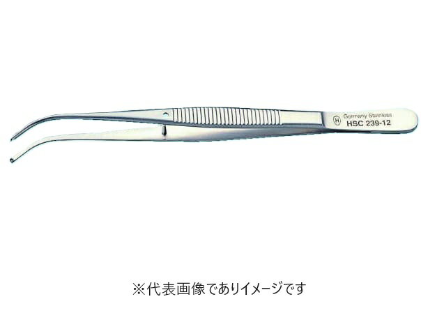 【画像はイメージです】【納期について】発送日が配送予定を超える場合は、別途メールや問合せフォームにてご相談いたします。★数量・大口割引も受付中！お問い合わせください。 ■細胞ピンセット・先曲り 有鈎 HSC 239-12の特長 German...
