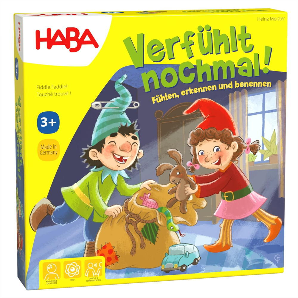 手探りゲーム HA4508 HABA 説明 「触って探して！」おもちゃの車がさっきそこにあったのに、突然消えてしまった！ それから、子供部屋が散らかりすぎていて、絶対に片付けなきゃいけないって言われる。 でも、もしかしたらあなたのせいじゃな...