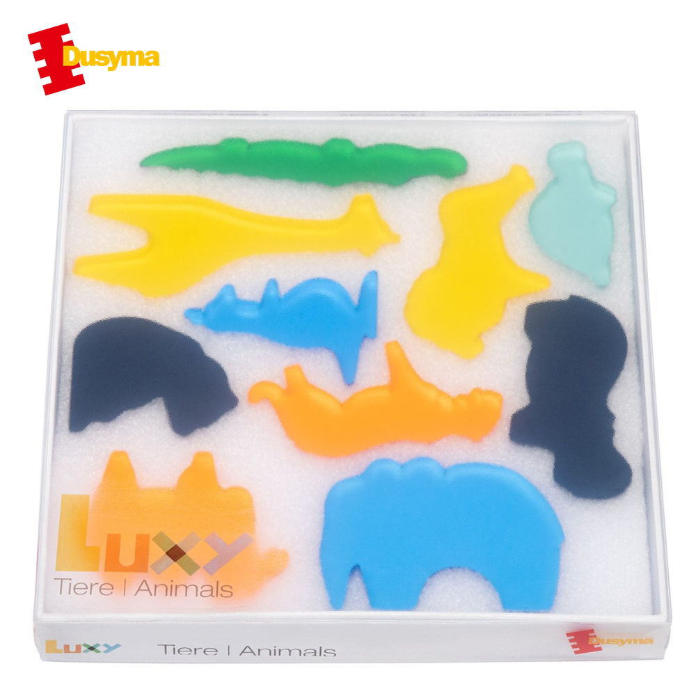 Luxyフィギュア ZOO DUS103538 商品の説明 Luxyフィギュアシリーズは、透明でカラフルなアクリルブロックに動物モチーフのフィギュアが加わった新シリーズです。 ミニ積木やLuxyブロック、Lumiブロックと組み合わせることで...