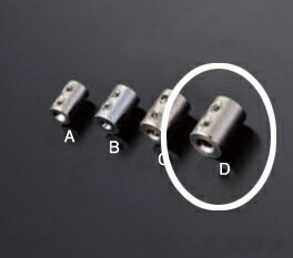 商品名 ワイヤー止め　1本通し用 品番 RWE-127D 材質 真鍮製 表面仕上 クロームメッキ 対応ワイヤー 2.5mmワイヤー対応 付属品 六角レンチ（※10個に1本付属） 納期 通常1〜2営業日ほどで発送可能です 返品・交換 可　（※...