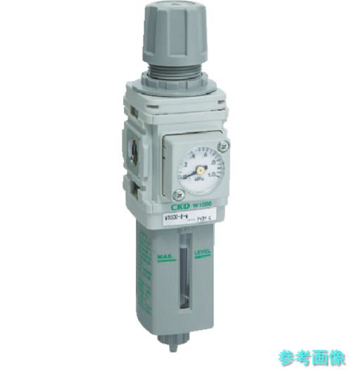 メーカー：CKD(株) 在庫状況：仕入先在庫品 納期：お支払い確認後、3営業日以内出荷予定（欠品時は早急にご連絡いたします。） 商品特長：●エアフィルタとレギュレータをコンパクトに一体化しました。●空気中のドレン・ダストを除去し、圧力を調整...