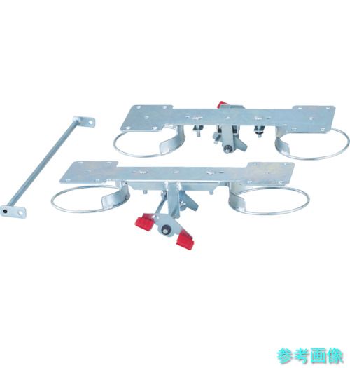 メーカー：トラスコ中山(株) 在庫状況：仕入先在庫品 納期：お支払い確認後、3営業日以内出荷予定（欠品時は早急にご連絡いたします。） 商品特長：●リング状の金具で自在キャスターの回転だけでなく旋回も固定します。 仕様：●適合機種：ドンキーカ...