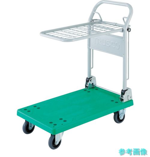 メーカー：トラスコ中山(株) 在庫状況：仕入先在庫品 納期：お支払い確認後、3営業日以内出荷予定（欠品時は早急にご連絡いたします。） 商品特長：●ハンドルから2段目の棚板（スチール製）を引き出し簡易2段として使用できます。●堅牢なリブ構造で...