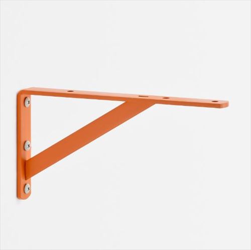 材質スチールサイズ出幅×高さ×幅（mm）195×100×20耐荷重（kg）80色（カラー）オレンジ付属品頭塗装トラスタッピング4X20×6本 ユニクロトラスタッピング4X16×6本原産国本体：イタリア/塗装：日本イタリア製のシンプルなデザイ...