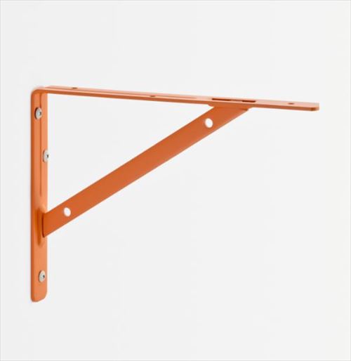 材質スチールサイズ出幅×高さ×幅（mm）295×215×30耐荷重（kg）80色（カラー）オレンジ付属品頭塗装トラスタッピング4X20×6本 ユニクロトラスタッピング4X16×6本原産国本体：イタリア/塗装：日本イタリア製のシンプルなデザイ...