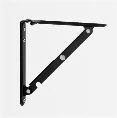 材質スチールサイズ出幅×高さ×幅（mm）205×200×24耐荷重（kg）40色（カラー）マットブラック付属品頭塗装丸皿木ネジ3.8X16×6本 ユニクロ丸皿木ネジ3.8X16×6本原産国本体：イタリア/塗装：日本イタリア製のシンプルなデザ...