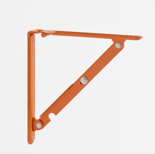 材質スチールサイズ出幅×高さ×幅（mm）205×200×24耐荷重（kg）40色（カラー）オレンジ付属品頭塗装丸皿木ネジ3.8X16×6本 ユニクロ丸皿木ネジ3.8X16×6本原産国本体：イタリア/塗装：日本イタリア製のシンプルなデザインの...