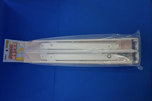 仕上・色白材質鋼板入数1組2本入耐荷重40kg（※耐荷重は2本当たりの数値です。また、壁面への取付方法、取付ピッチによっても変わってくる事がありますので参考値です。）サイズ400mm付属品丸皿木ネジ（ユニクロ）M3.8×16（6本）、M3....