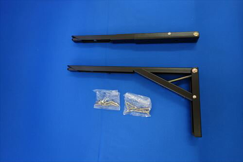 仕上・色黒材質鋼板入数1セット(2本）入耐荷重40kg（※耐荷重は2本当たりの数値です。また、壁面への取付方法、取付ピッチによっても変わってくる事がありますので参考値です。）サイズ300mm付属品トラスタッピング（クロメート）M3.5Xl5...