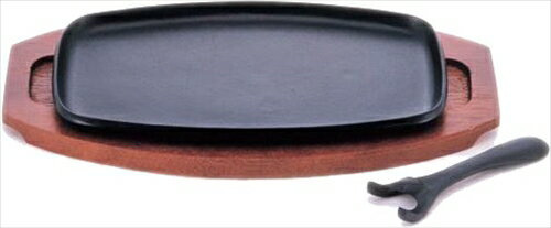 サイズ本体:23.5×15×H1.3cm 木台:29.2×17.2×H1.5cm仕様1-仕様2-フォーク、ナイフが使いやすいフラットタイプ IH対応