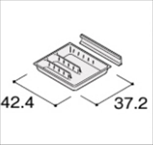 ●トレーに仕切りは付属していません。