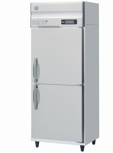 仕様定格内容積 616L 電源 単相100V　50／60Hz　0.41kVA(4.1A) 消費電力 冷却時166／166W　霜取時274／274W 外形寸法 幅750×奥行800×高さ1910mm ※年間消費電力量は、JIS B 8630（...