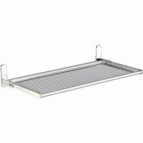 商品説明取り付け簡単ネット棚・幅45。洗面所のタオル置き・キッチンの調味料置き等好みの場所に設置可能。未使用時は、棚を手前に引いてから持ち上げると折りたためます。本体サイズ:幅457×奥行246×高さ90mm棚サイズ:幅450×奥行240商...