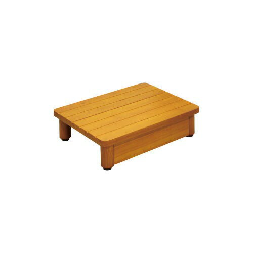 商品説明木製踏台 SD 450-150 住宅改修用 玄関スペースに合わせて選べるスタンダードな踏台です。 住宅の玄関にふさわしい、天然木集成材の高級家具調仕上です。 転倒防止用の固定金具付です。 踏面には溝加工を施しています。 不陸調整用の...