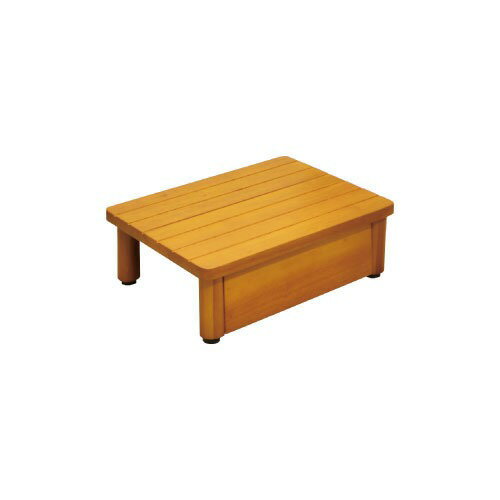 商品説明木製踏台 SD 450-180 住宅改修用 玄関スペースに合わせて選べるスタンダードな踏台です。 住宅の玄関にふさわしい、天然木集成材の高級家具調仕上です。 転倒防止用の固定金具付です。 踏面には溝加工を施しています。 不陸調整用の...