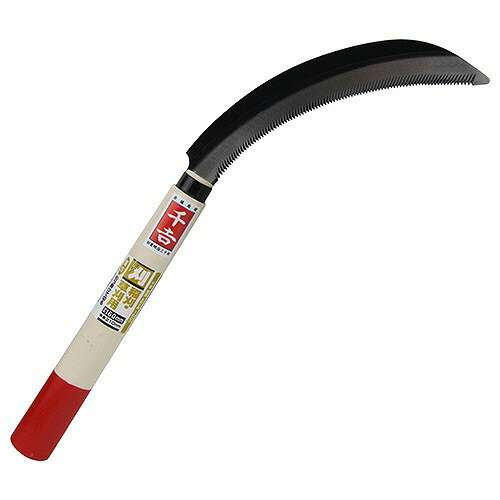 商品説明抜群の耐久性で稲刈りや除草に使えます。 【用途】 除草作業用。 【機能】 ●除草や稲刈り作業に最適です。 ●全鋼刃で耐久性抜群です。 ●左利き用です。 【仕様】 ●鋸刃。 ●刃長：約160mm。 ●柄長：約210mm。 ●左利きタイ...