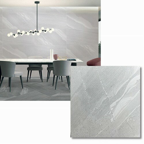 商品説明2種類の異なる石種をモチーフに柄をミッスクしデザインされたグレーベースのフロアタイルです。 奇抜になりすぎない石っぽい素材感と、自然な柄が心地よい空間を演出します。 マーブルの自然で上品な柄が高級感とお洒落感をさらにUPします。 お...