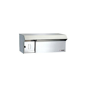 商品名HSK ステンレス ポスト [620] ハッピー金属品番620メーカーハッピー金属タイプ埋込(スタンドでは使用できません)サイズ490(W)×245(D)×190(H)m/m仕上げヘアーライン機能牛乳受付