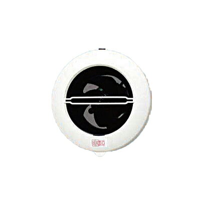品名：パイプファン 排気　プロペラファン　壁・天井取付 丸形ルーバー　適用パイプ径：φ100mm　コード、プラグ付 【特長】 丸形ルーバータイプ ●省電力・低騒音設計 ●羽根がワンタッチで着脱でき、お掃除のしやすい構造 ●気密リング付で室内...