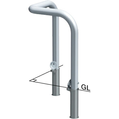 メーカーサンポール(SUNPOLE)商品名コーナーアーチ 車止め 交換用本体のみ　φ60.5(t3.0)×W600×W600×H650mm品番AA-7SKR6-650HONTAI商品説明丸みのあるフォルムであらゆる環境にマッチするスタンダー...