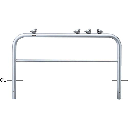 メーカーサンポール(SUNPOLE)商品名アーチ 車止め ピコリーノ(小鳥付アーチ)　φ60.5(t3.0)×W1500×H650mm品番AH-7U15P-650商品説明丸みのあるフォルムであらゆる環境にマッチするスタンダードタイプの車止め...