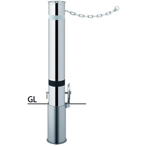 メーカーサンポール(SUNPOLE)商品名リフター 車止め　φ114.3(t2.5)×H700mm品番LA-12SKCS商品説明操作性と機能性を追求した、地中に収納できる保守管理の楽な車止めです。使用用途に合わせて、支柱サイズ・機能の異なる...